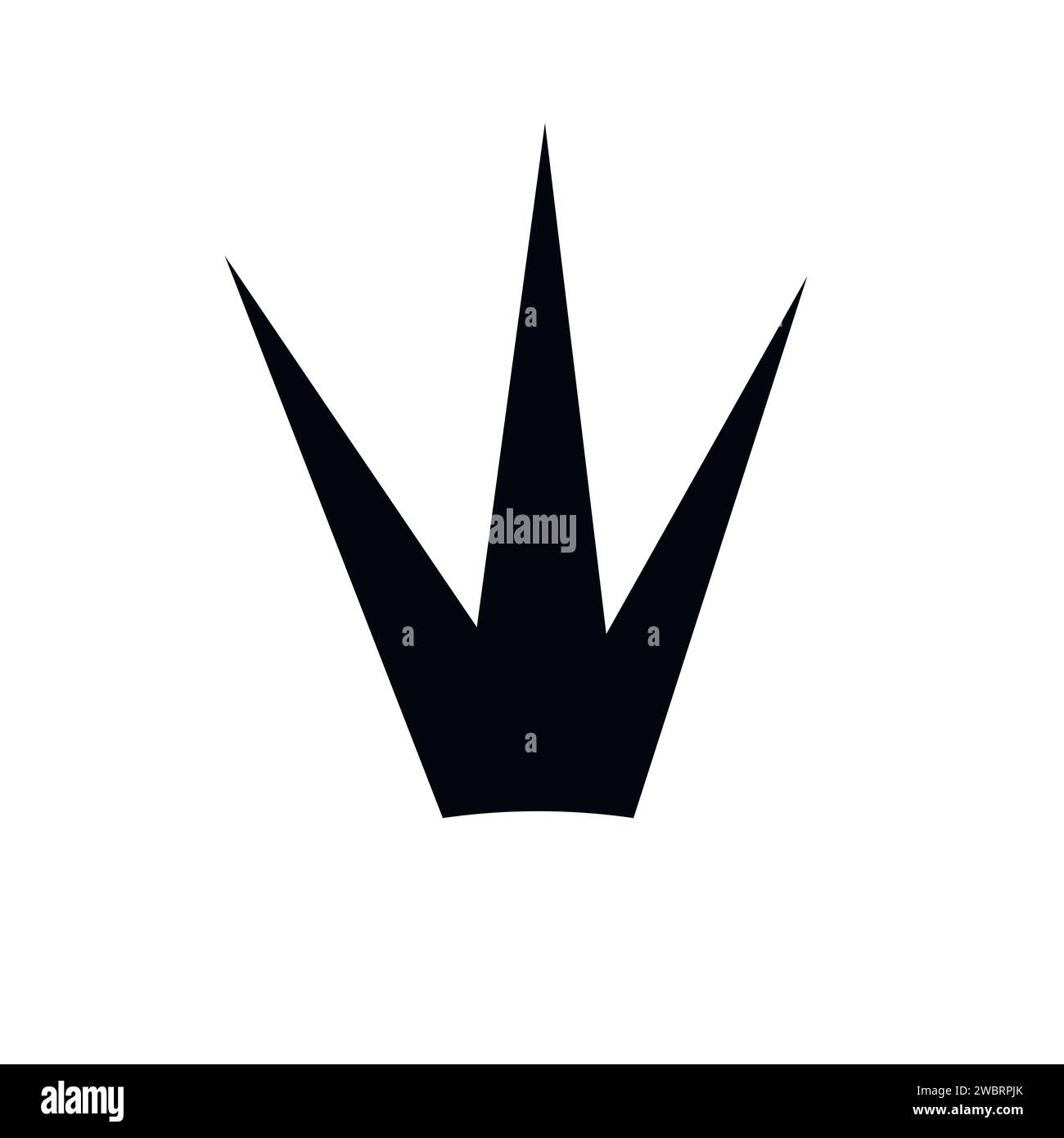 Crown logo graffiti icon. Black icon isolated on white background ...