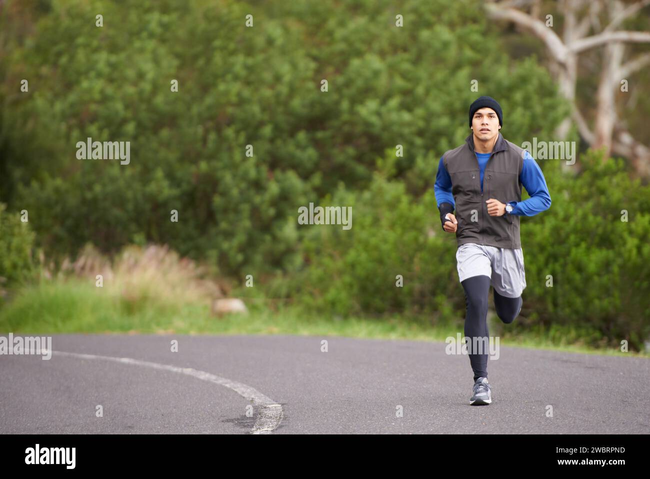 Male runner fields hi-res stock photography and images - Alamy