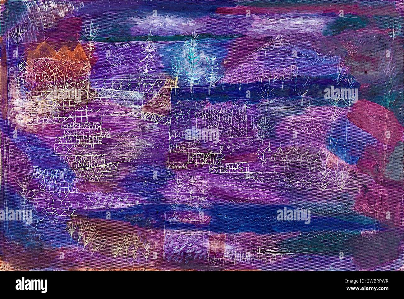 Swiss landscape illustration hi-res stock photography and images - Alamy