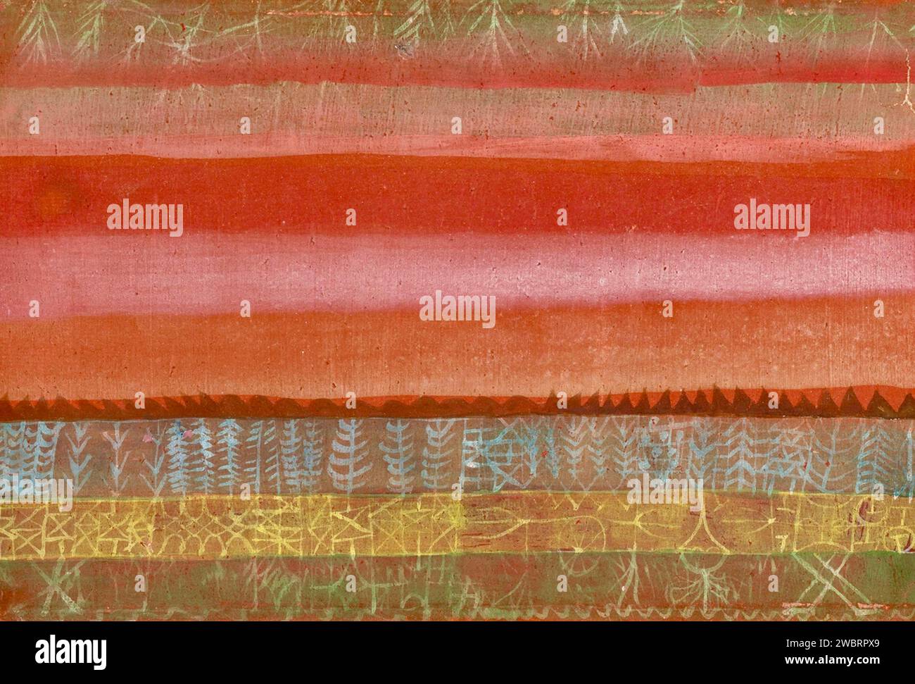 Paul Klee - Flat Landscape - 1924 Stock Photo - Alamy