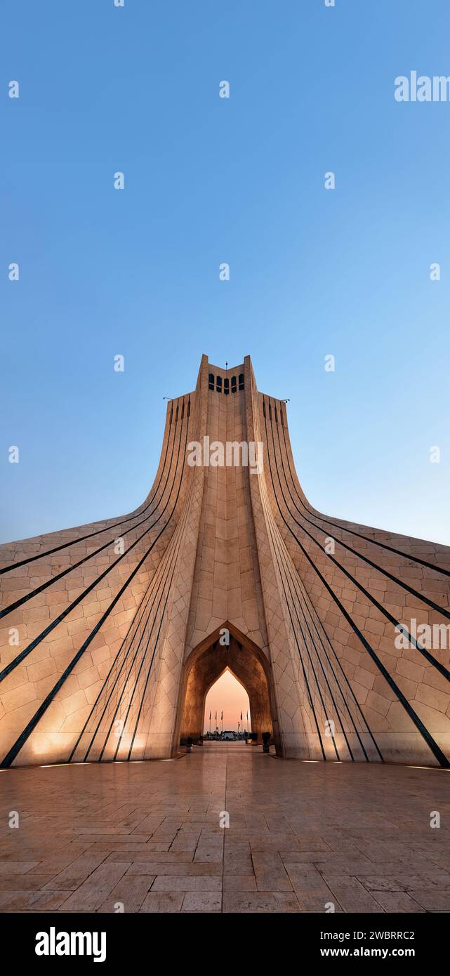 The Azadi Tower is a symbol of freedom in Iran, the main symbol of Iran ...