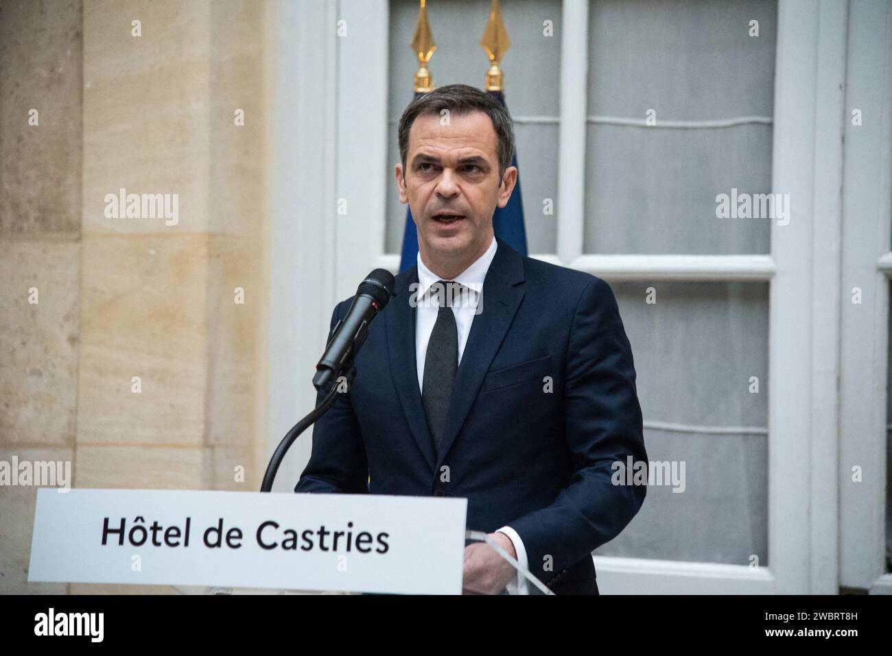 Paris, France. 12th Jan, 2024. Newly appointed French Government's ...