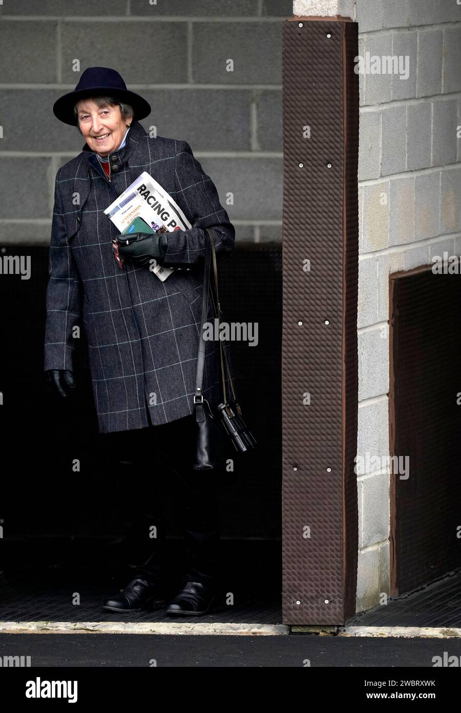 Trainer Henrietta Knight in the parade ring ahead of the Kingwell Farm ...