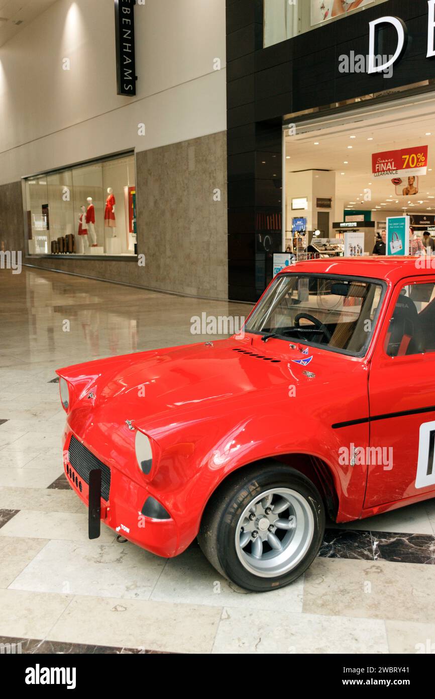 Ford Anglia rally car. The Bradford Classic 2018 Stock Photo - Alamy