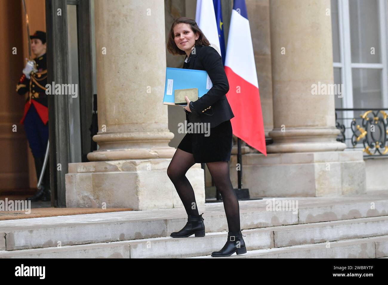 Paris, France. 12th Jan, 2024. French Junior Minister for the Relations ...