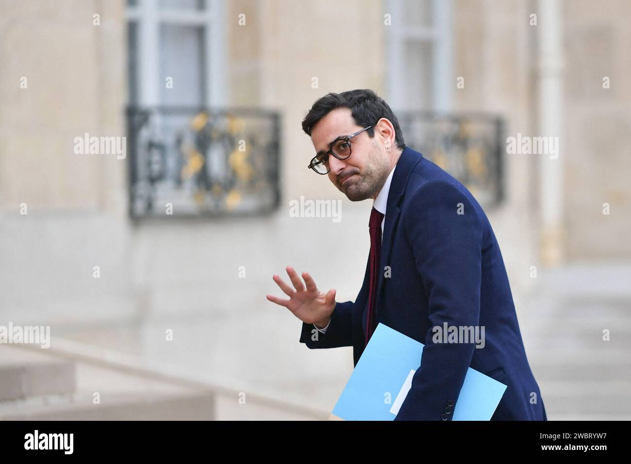 Paris, France. 12th Jan, 2024. French Foreign and European Affairs ...