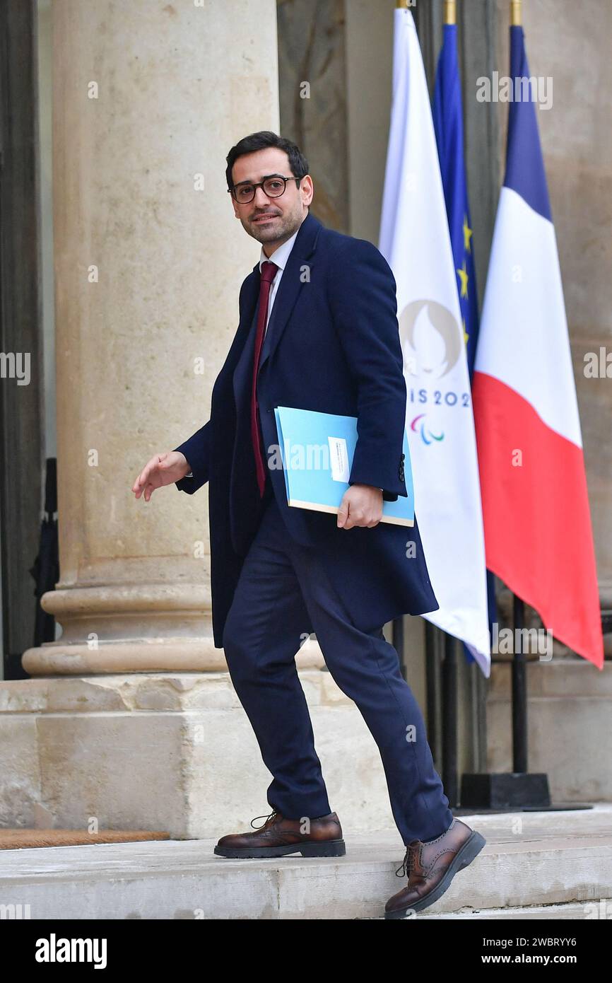 Paris, France. 12th Jan, 2024. French Foreign and European Affairs ...