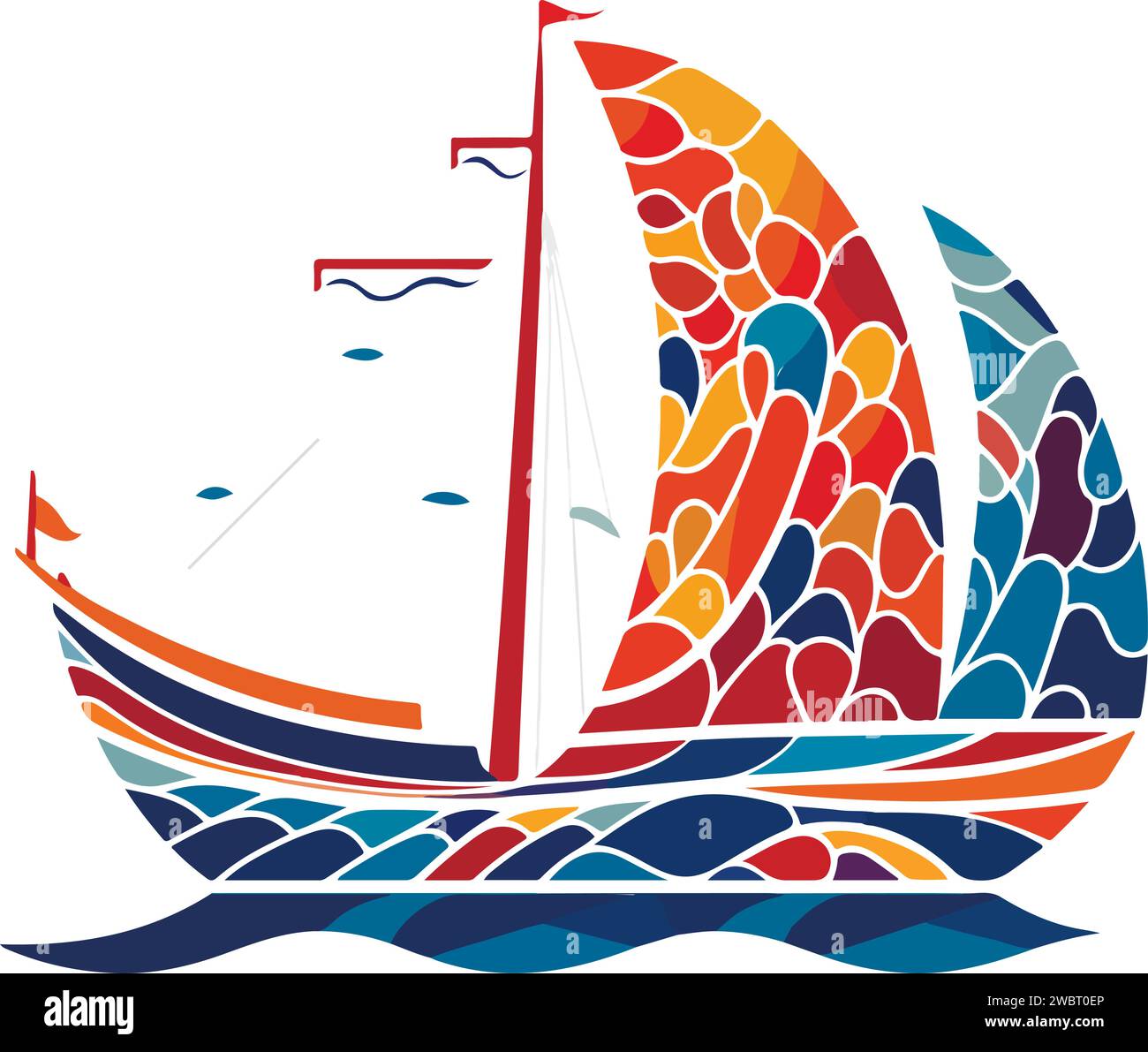 Ancient assyrian boat Stock Vector Images - Alamy