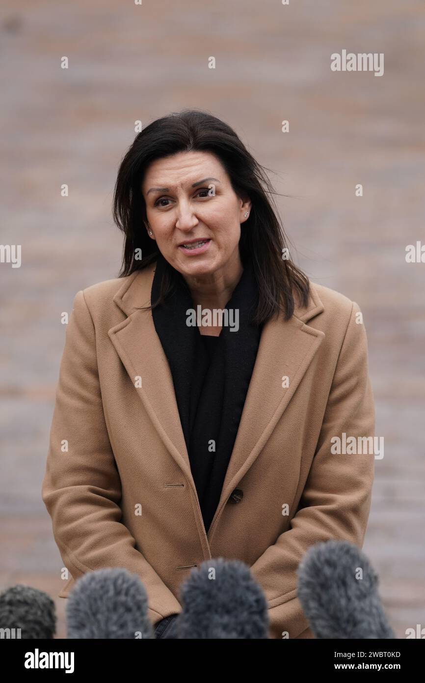 Kent Police Detective Chief Inspector Kathleen Way speaking to the ...