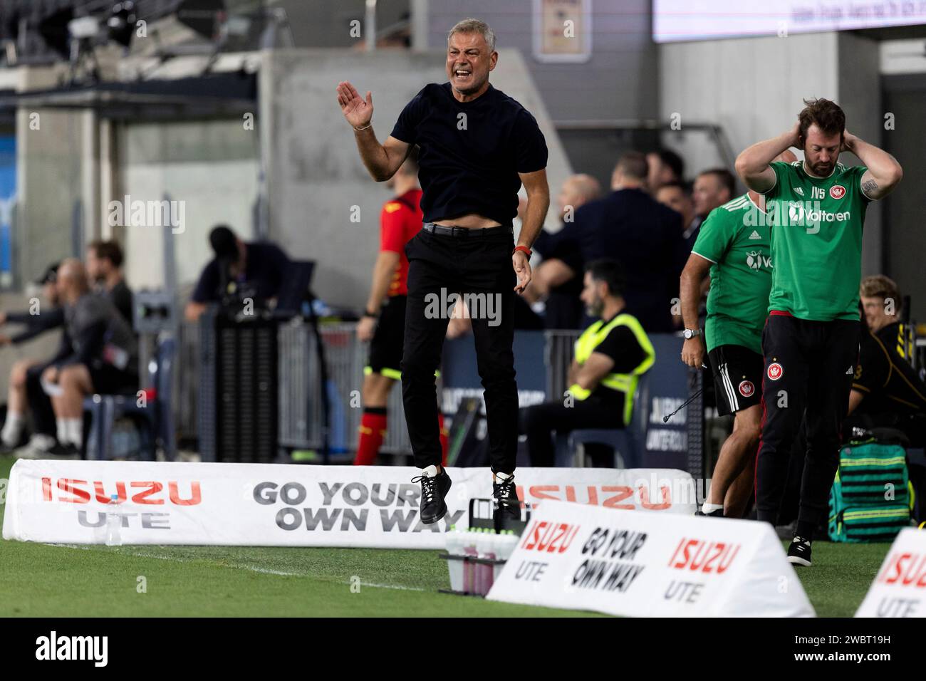 SYDNEY, AUSTRALIA - JANUARY 12: Western Sydney Wanderers coach Marko ...
