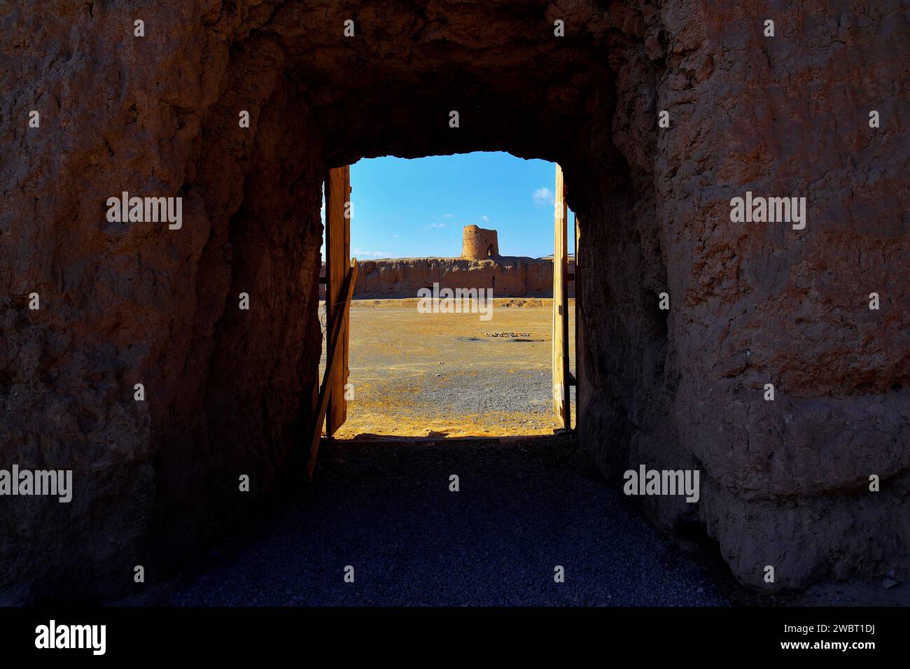 Fortress ruins in Kashan, Iran Stock Photo - Alamy