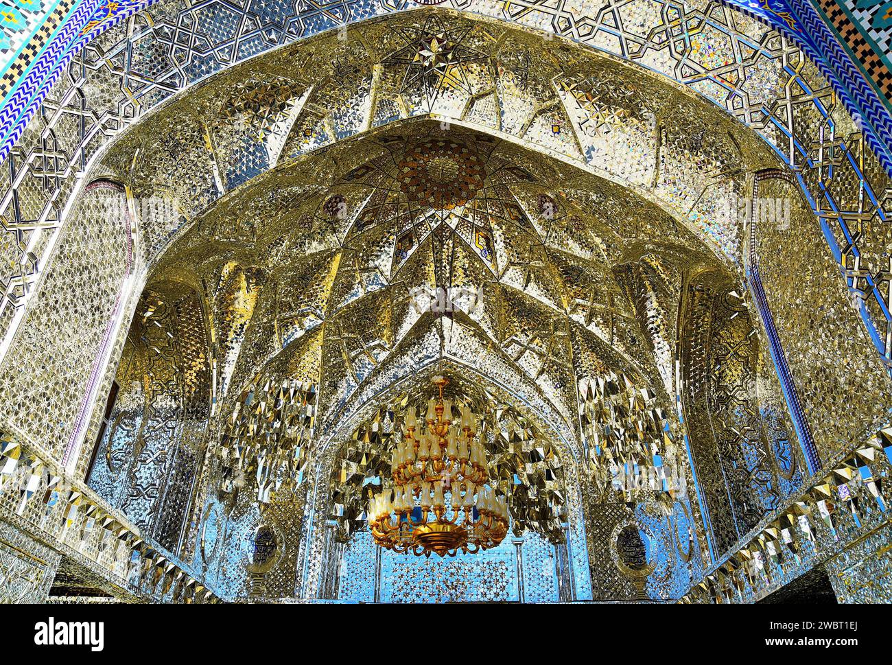 Interior of the Shrine of Hilal ibn Ali (aka Imam Zadeh Mohammad Al ...