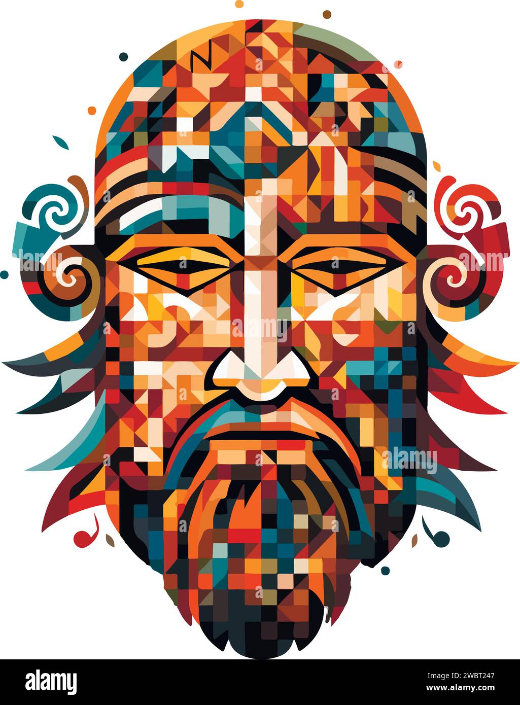 Inca man art Stock Vector Images - Alamy