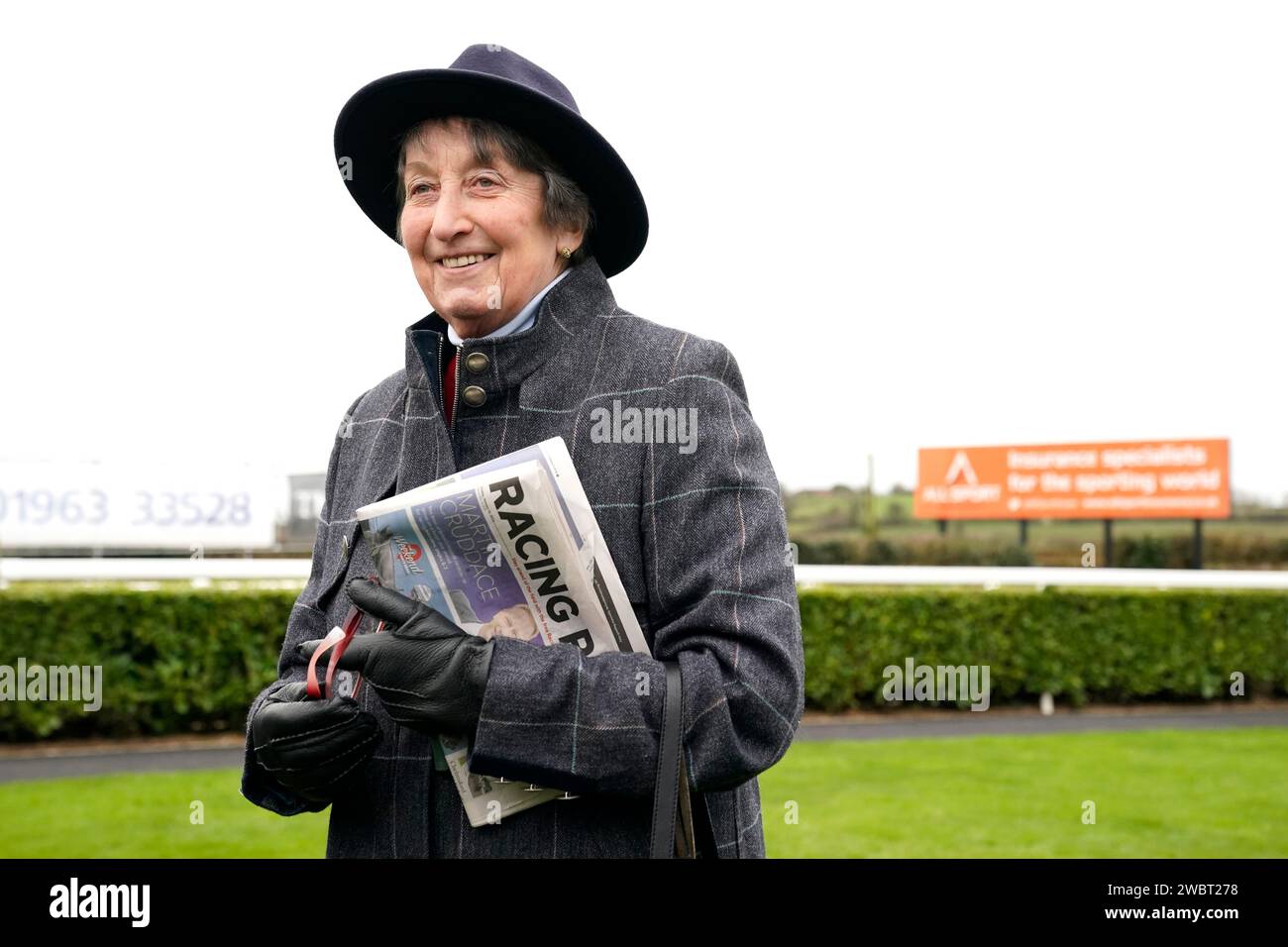 Trainer Henrietta Knight in the parade ring ahead of the Start Your ...