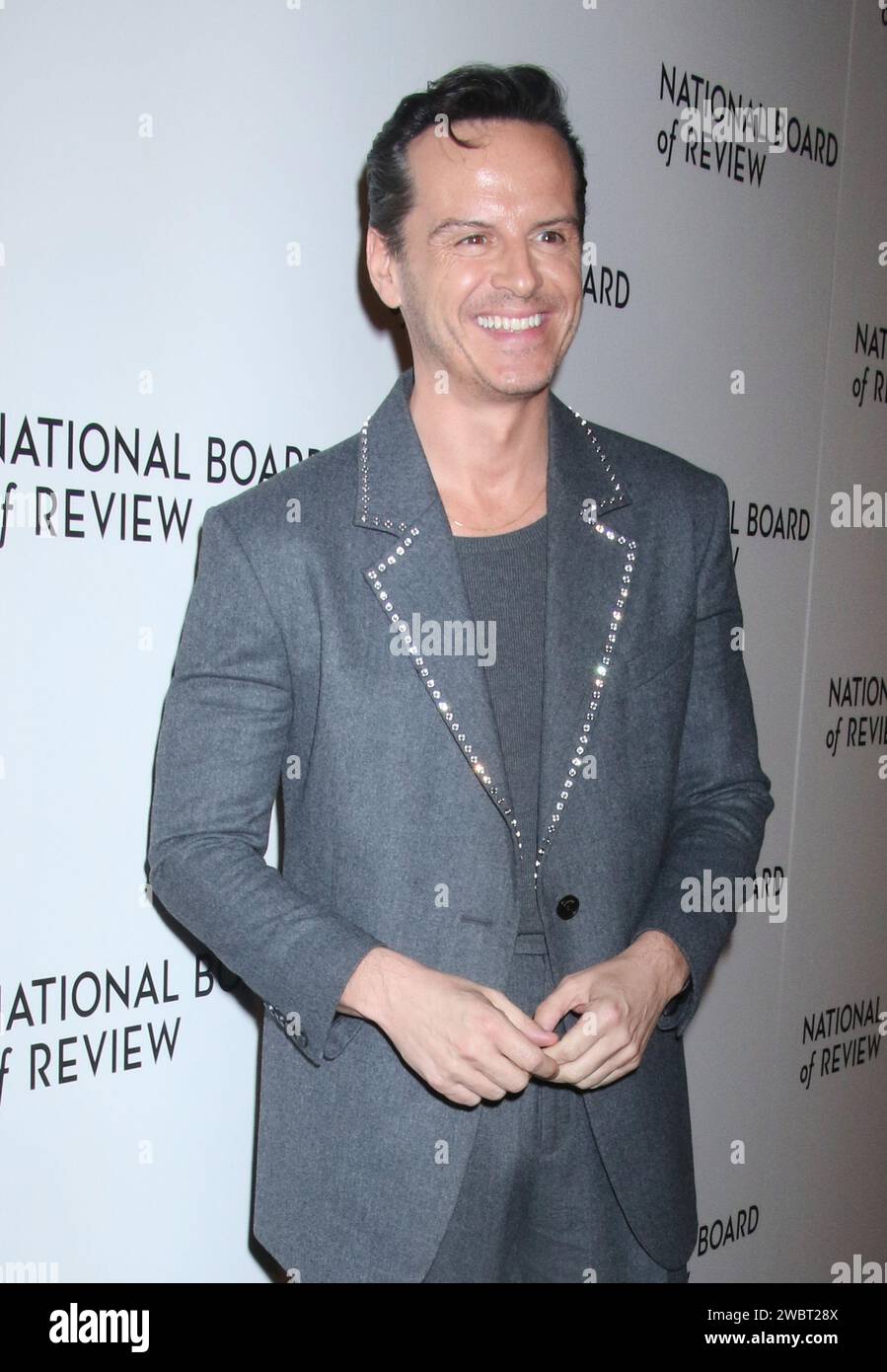 New York, NY, USA. 11th Jan, 2024. Andrew Scott at the National Board ...