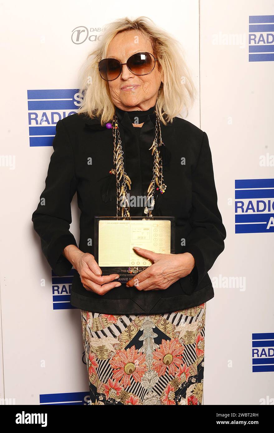 File photo dated 09/05/11 of Annie Nightingale with the Special Award ...
