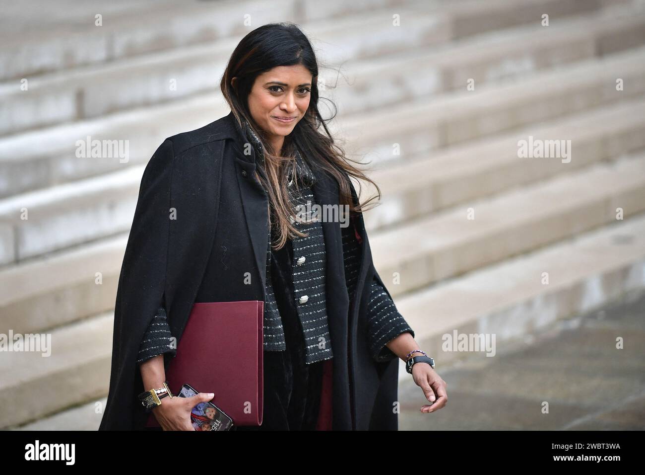 Paris, France. 12th Jan, 2024. French Government's Spokesperson Prisca ...