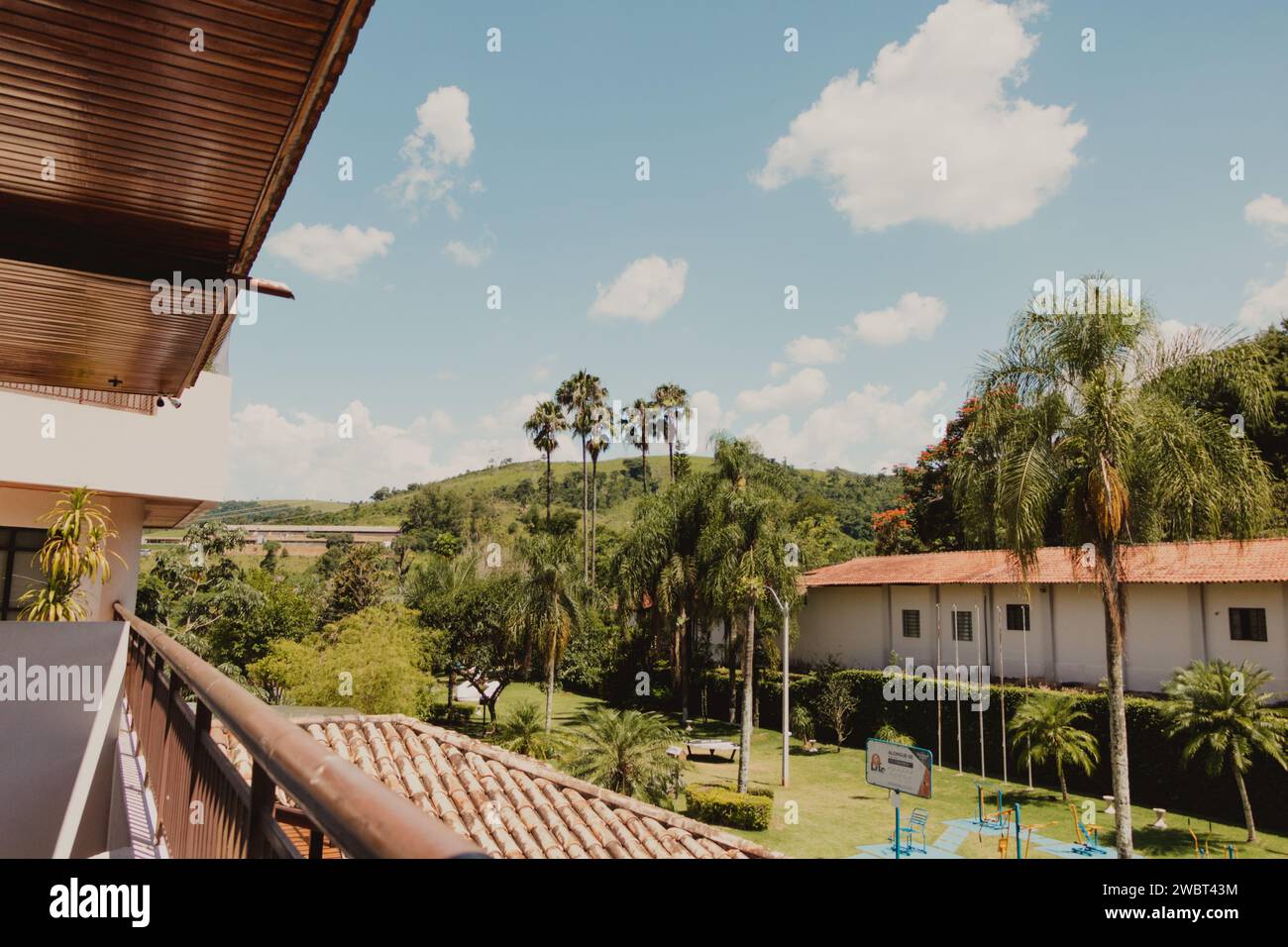 view from the hotel balcony Stock Photo - Alamy