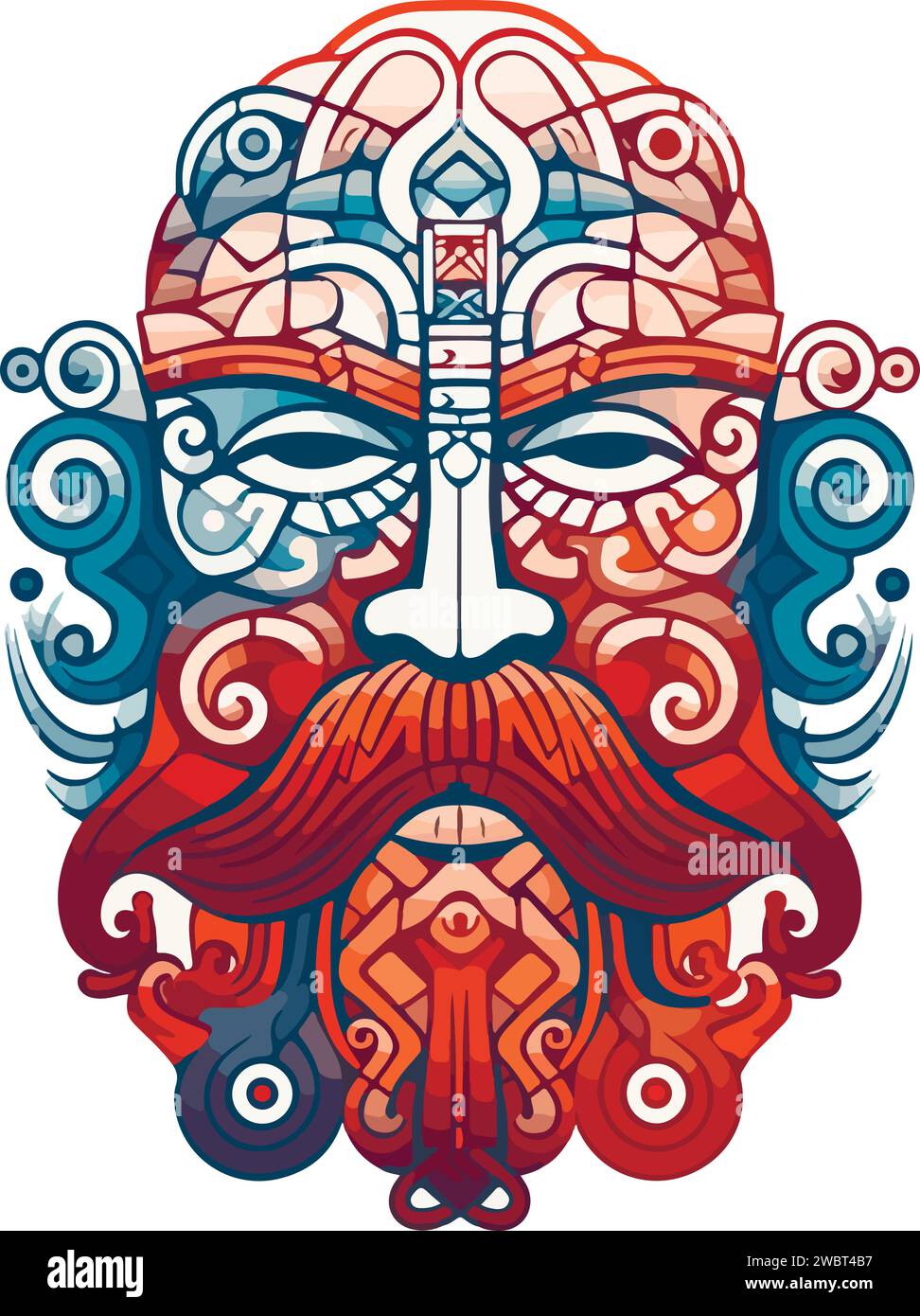 Inca man art Stock Vector Images - Alamy