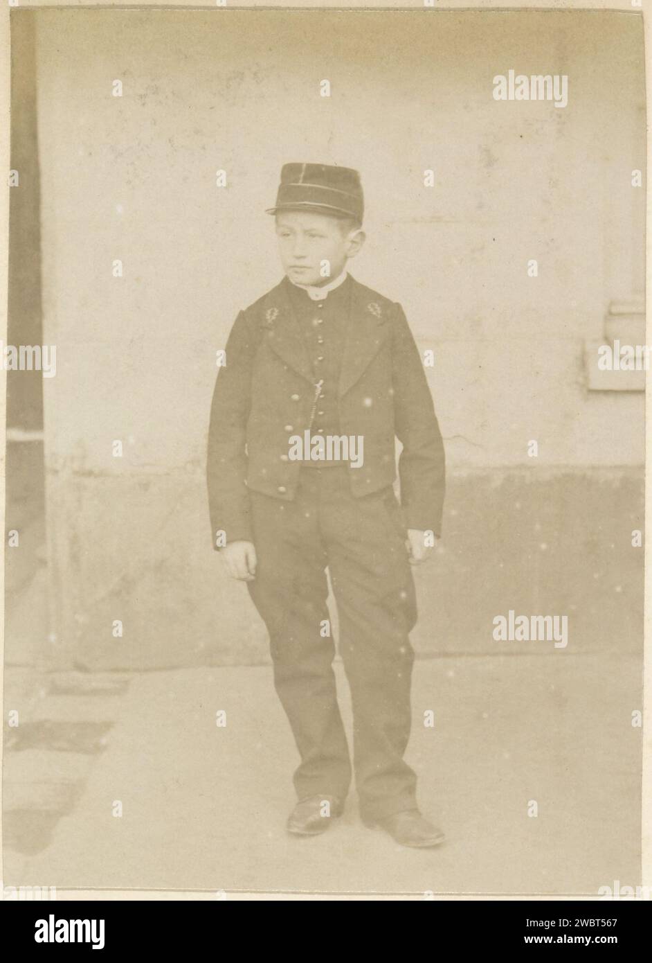 Portrait of a French boy in a uniform, c. 1900 - c. 1910 photograph ...