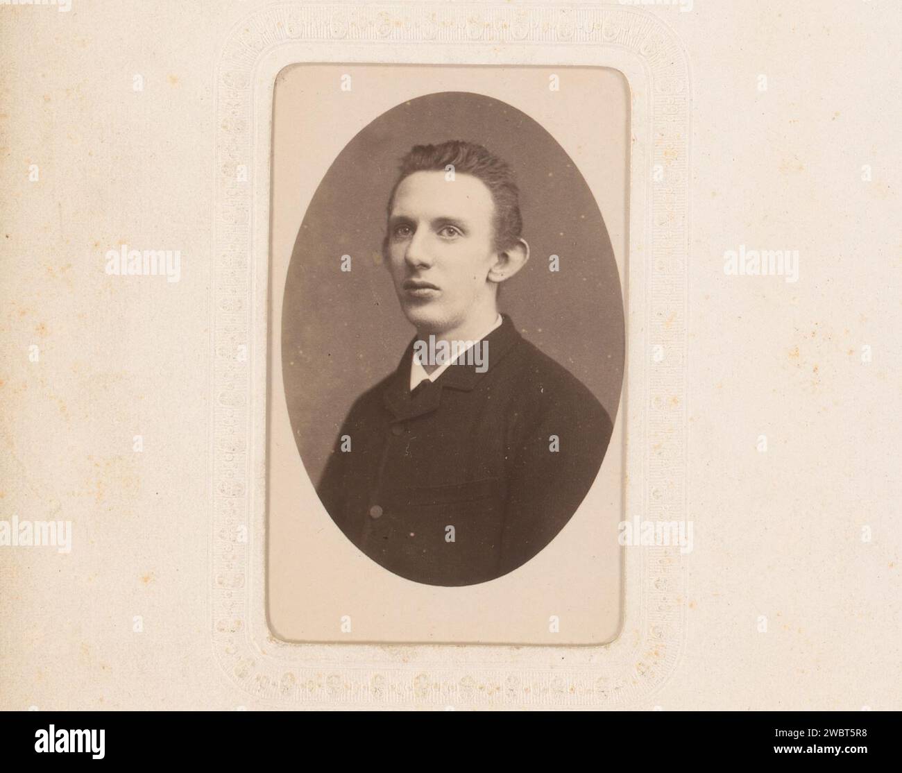 Portrait of Henri Meyer, Louis Robert Werner, 1866 - 1896 Photograph ...