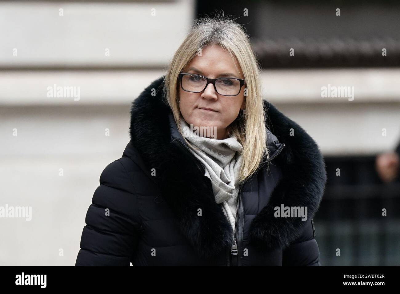 Former subpostmistress Janet Skinner leaves Aldwych House, central ...