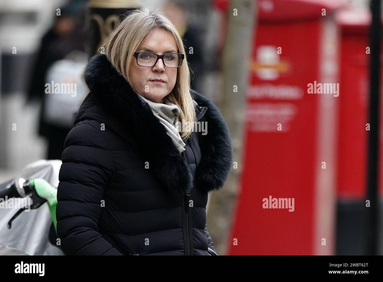 Former subpostmistress Janet Skinner leaves Aldwych House, central ...