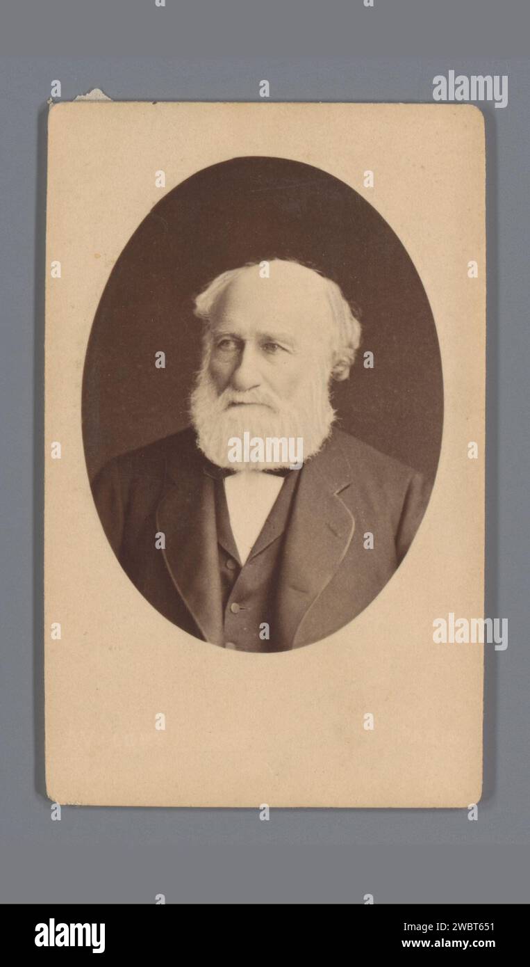 Portrait of an unknown old man with beard, Walery, 1873 - 1885 ...