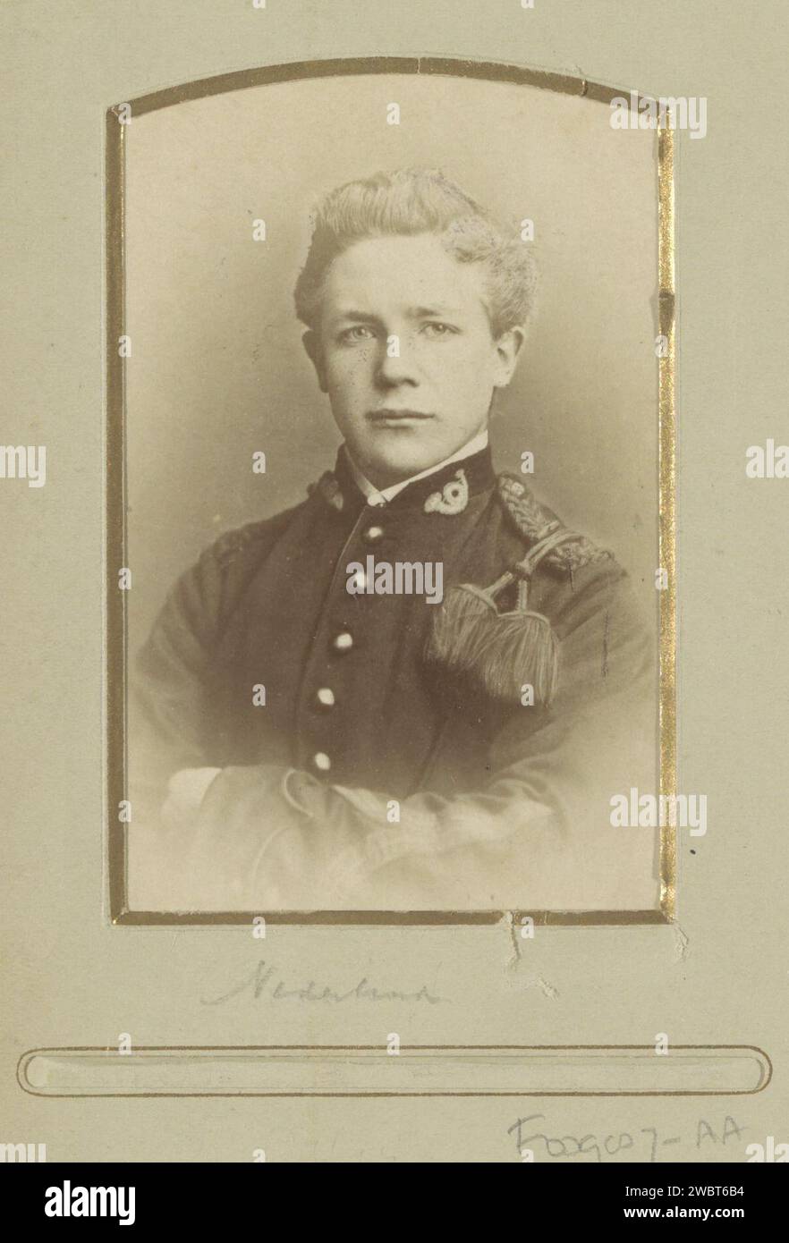 Portrait of a (presumably) Dutch soldier, Bernardus Bruining, c. 1860 ...