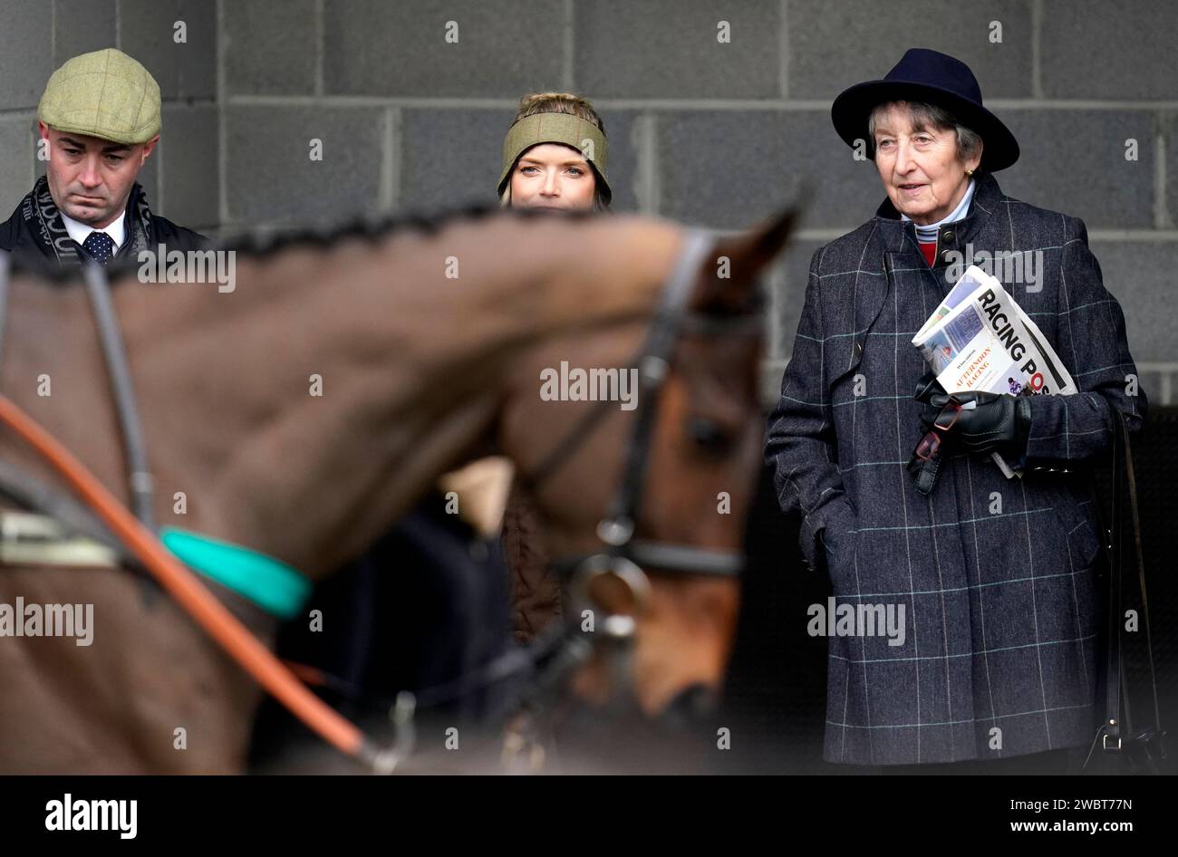 Trainer Henrietta Knight with horse Zettabyte ahead of the Start Your ...