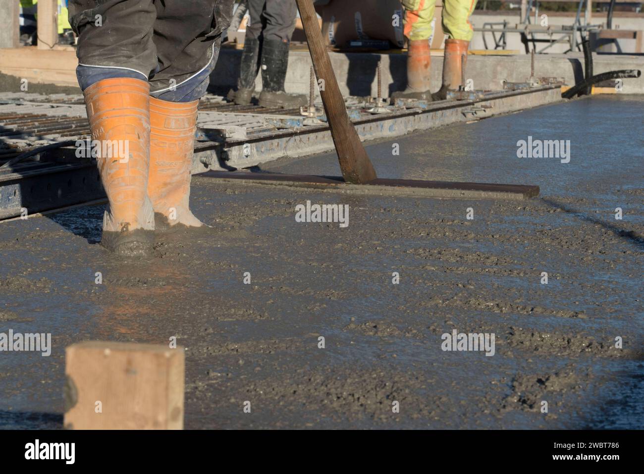 concrete or cement as a building material in construction industry ...