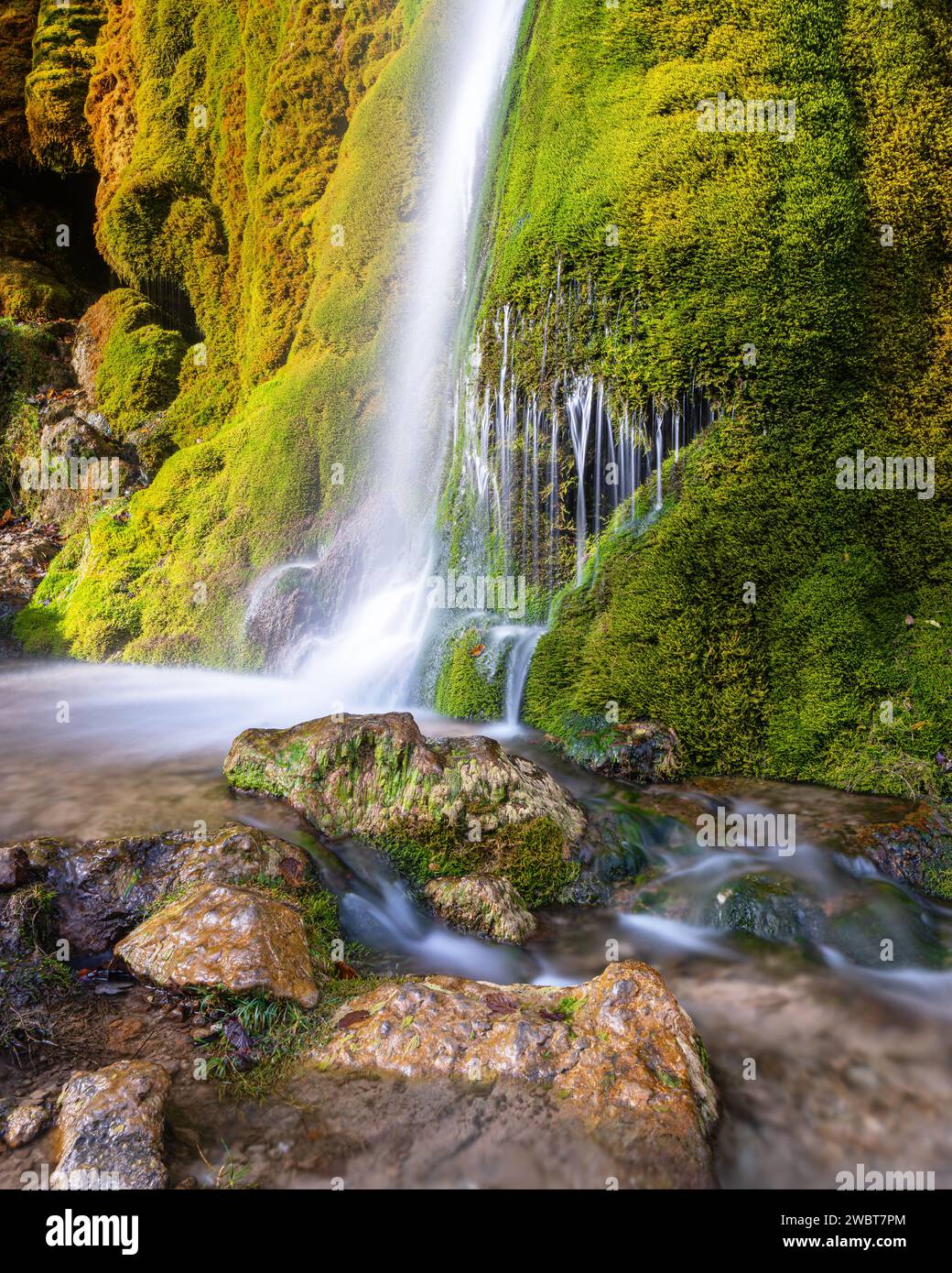 Three Mills Waterfall, Eifel, Rhineland-Palatinate, Germany Stock Photo ...