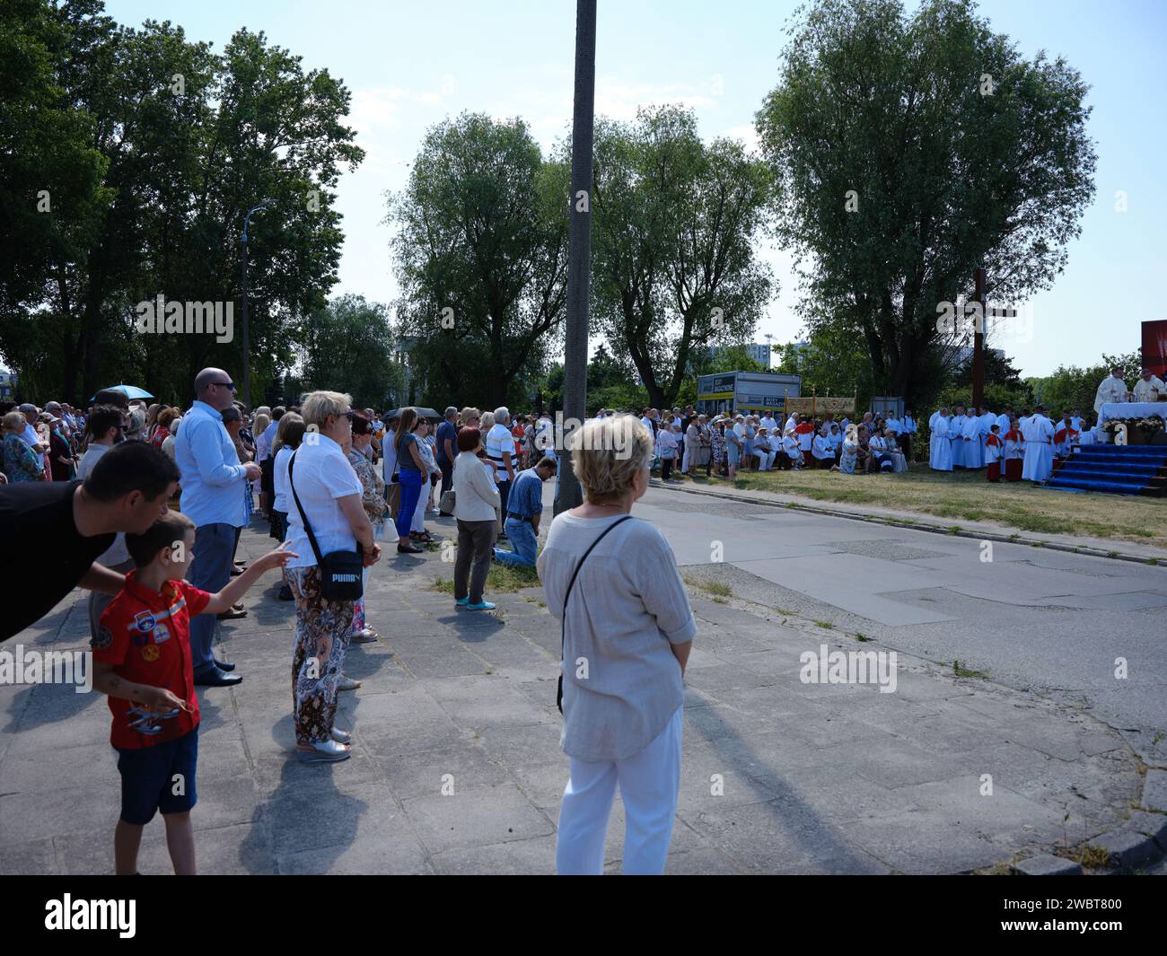 Corpus Christi Catholic holiday in middle Europe. Gdansk, Poland Stock ...