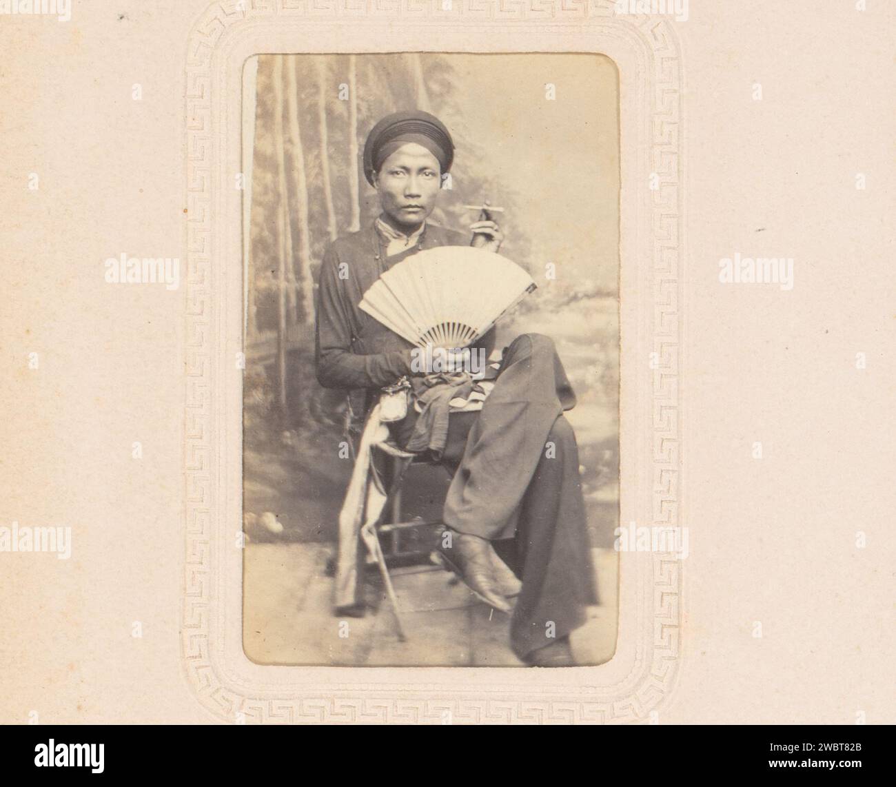 Portrait of an Annamite priest in Ho Chi Minh Stad, G.R. Lambert & Co ...