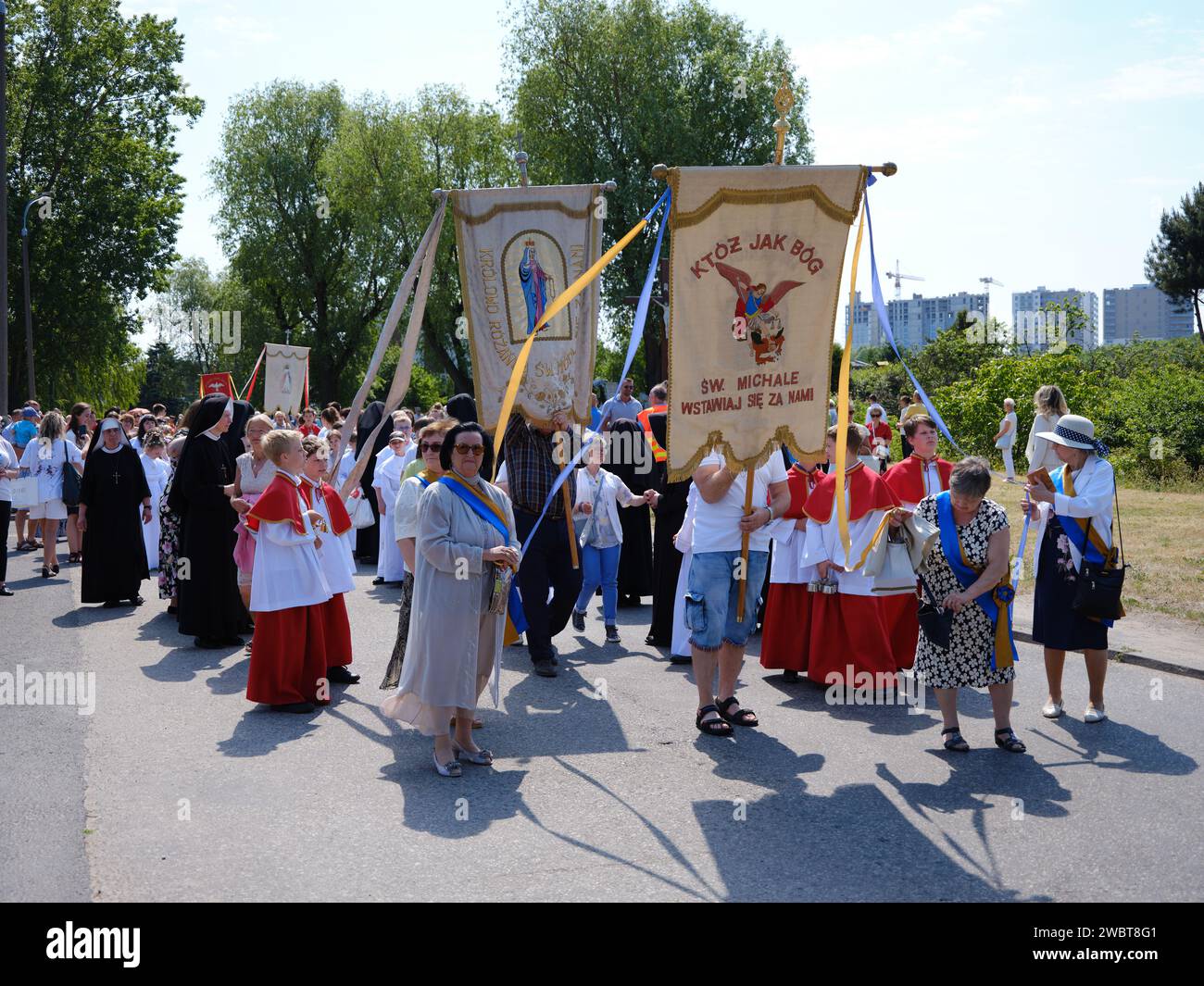 Corpus Christi Catholic holiday in middle Europe. Gdansk, Poland Stock ...
