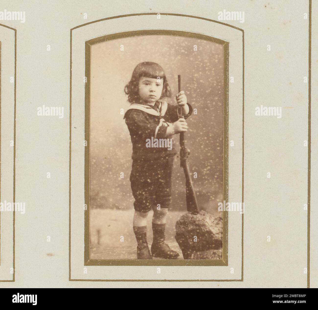 Portrait of Henri Ernie as a child, Marius Rouffiac, 1850 - 1900 ...