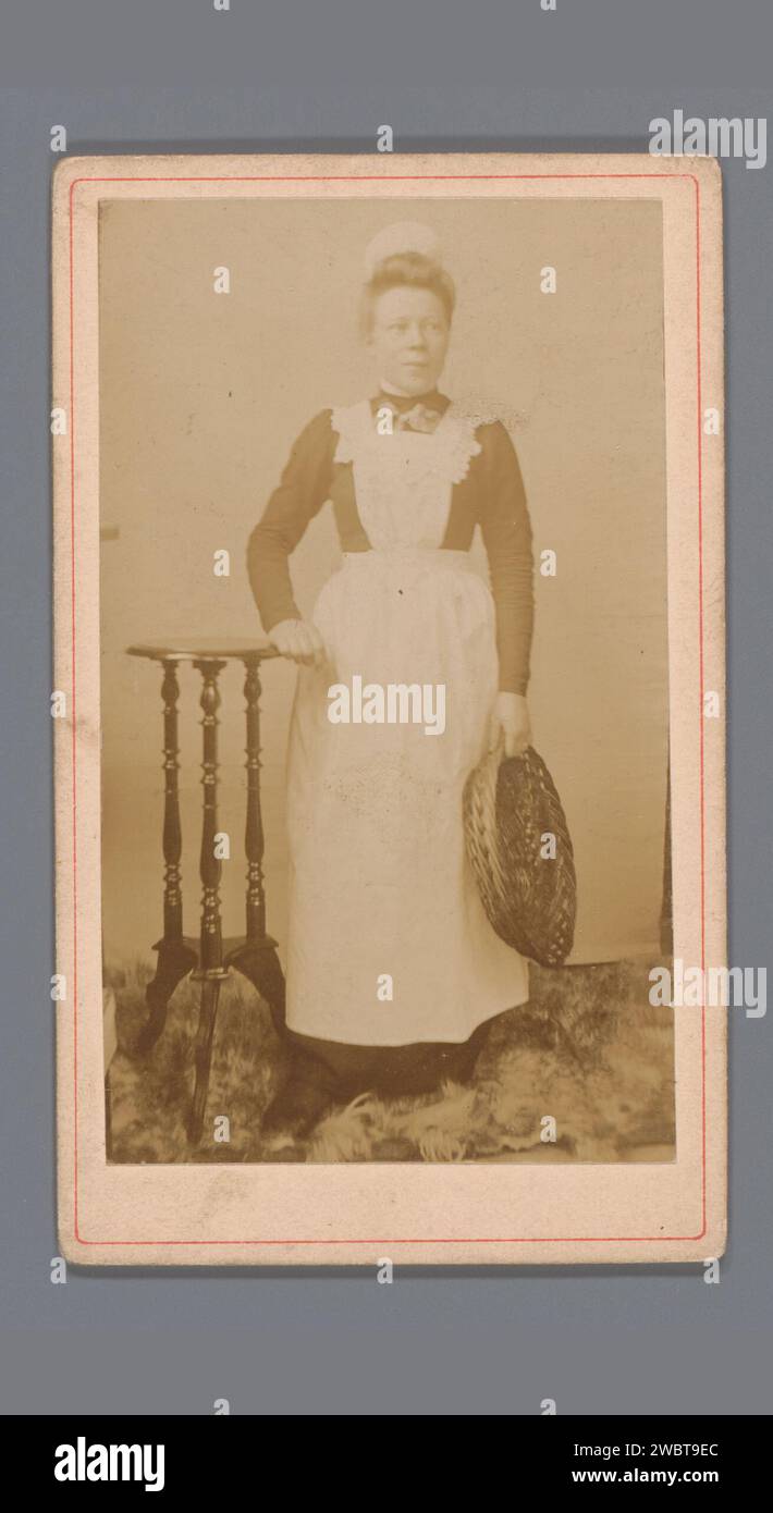 Portrait of an unknown woman as a maid, Anonymous, 1900 - 1914 ...