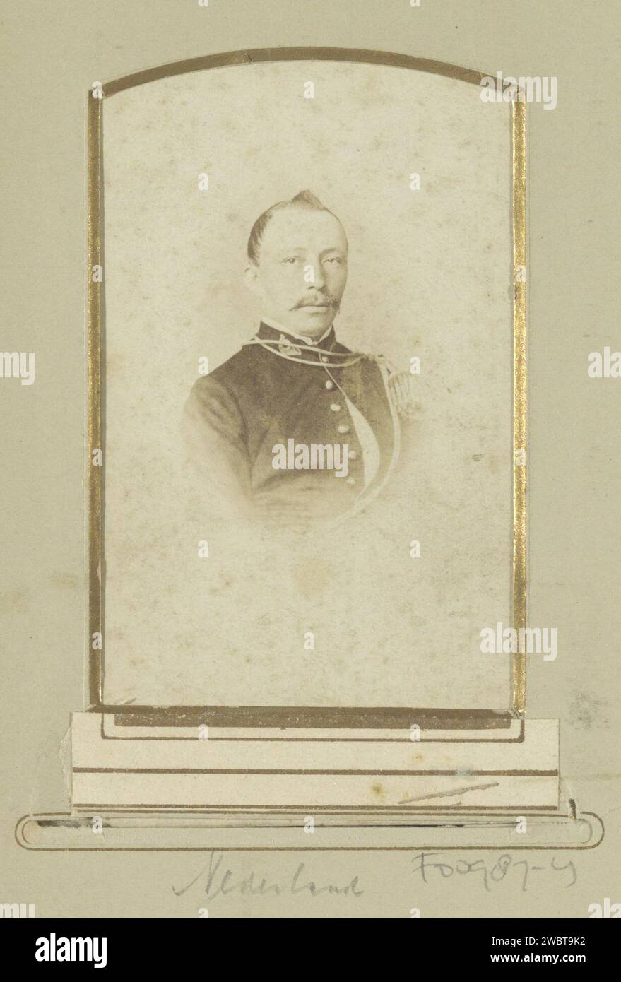 Portrait of Captain Van Eysden, Dutch military, Johan Christiaan ...