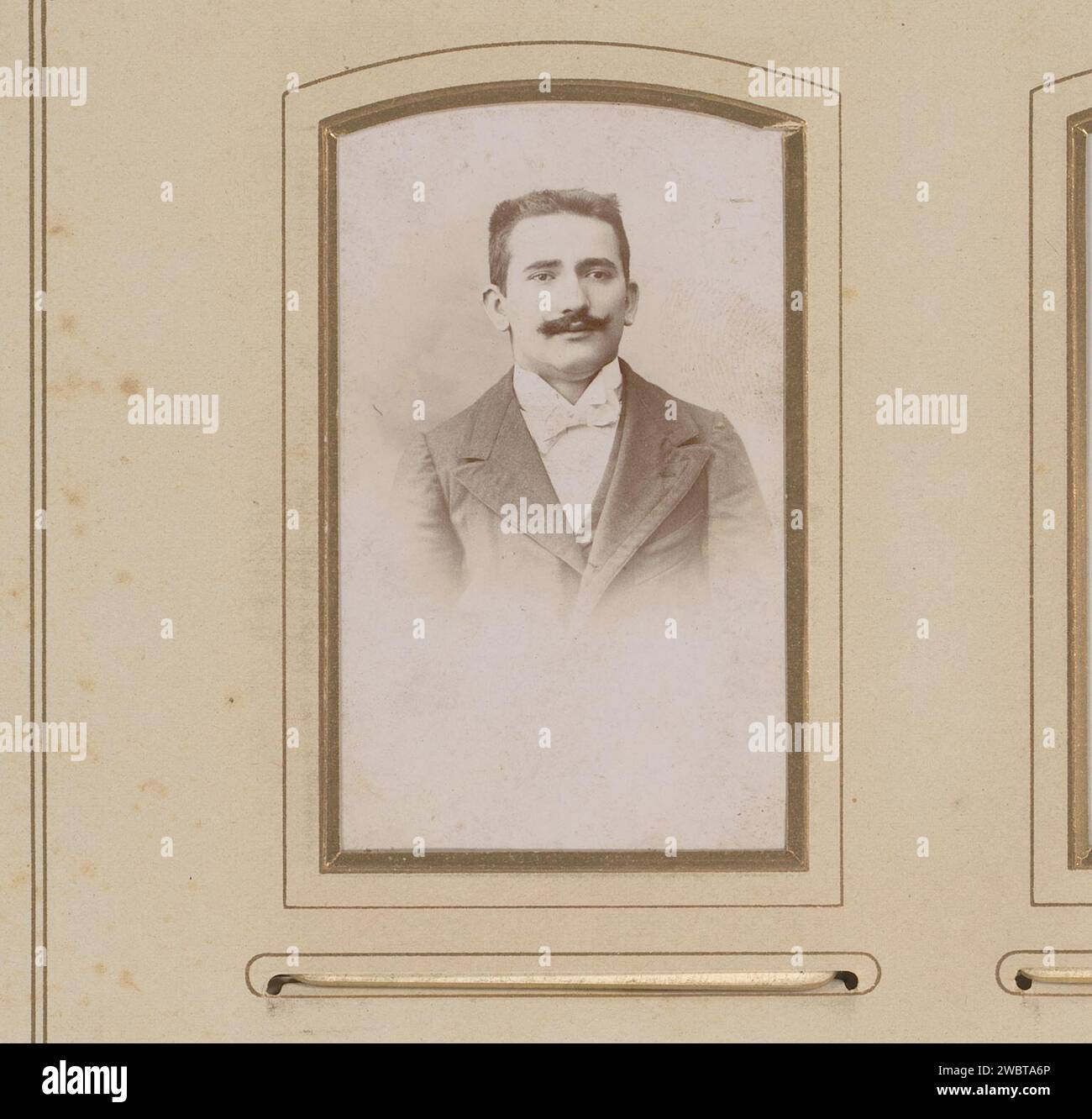 Portrait of a man with mustache, J. REEFY, 1880 - 1920 Photograph ...