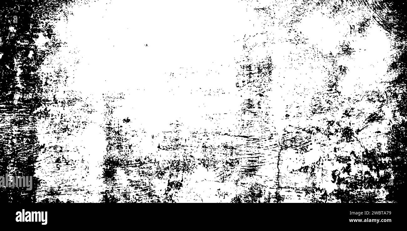 Black and white vector noise grungy overlay. Distressed grunge texture overlay Stock Vector ...