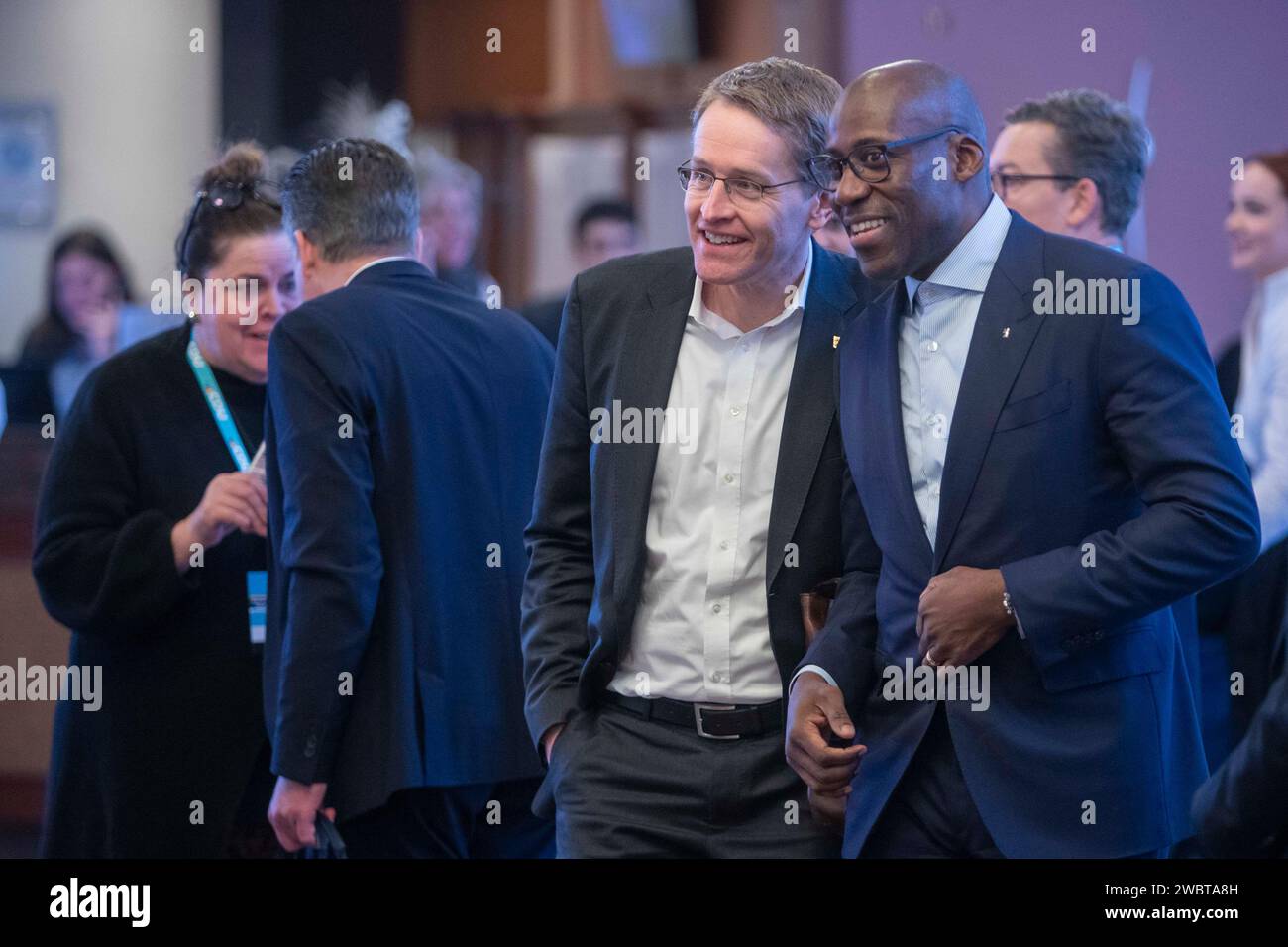 Heidelberg, Germany. 12th Jan, 2024. Daniel Günther (M, CDU), Minister ...