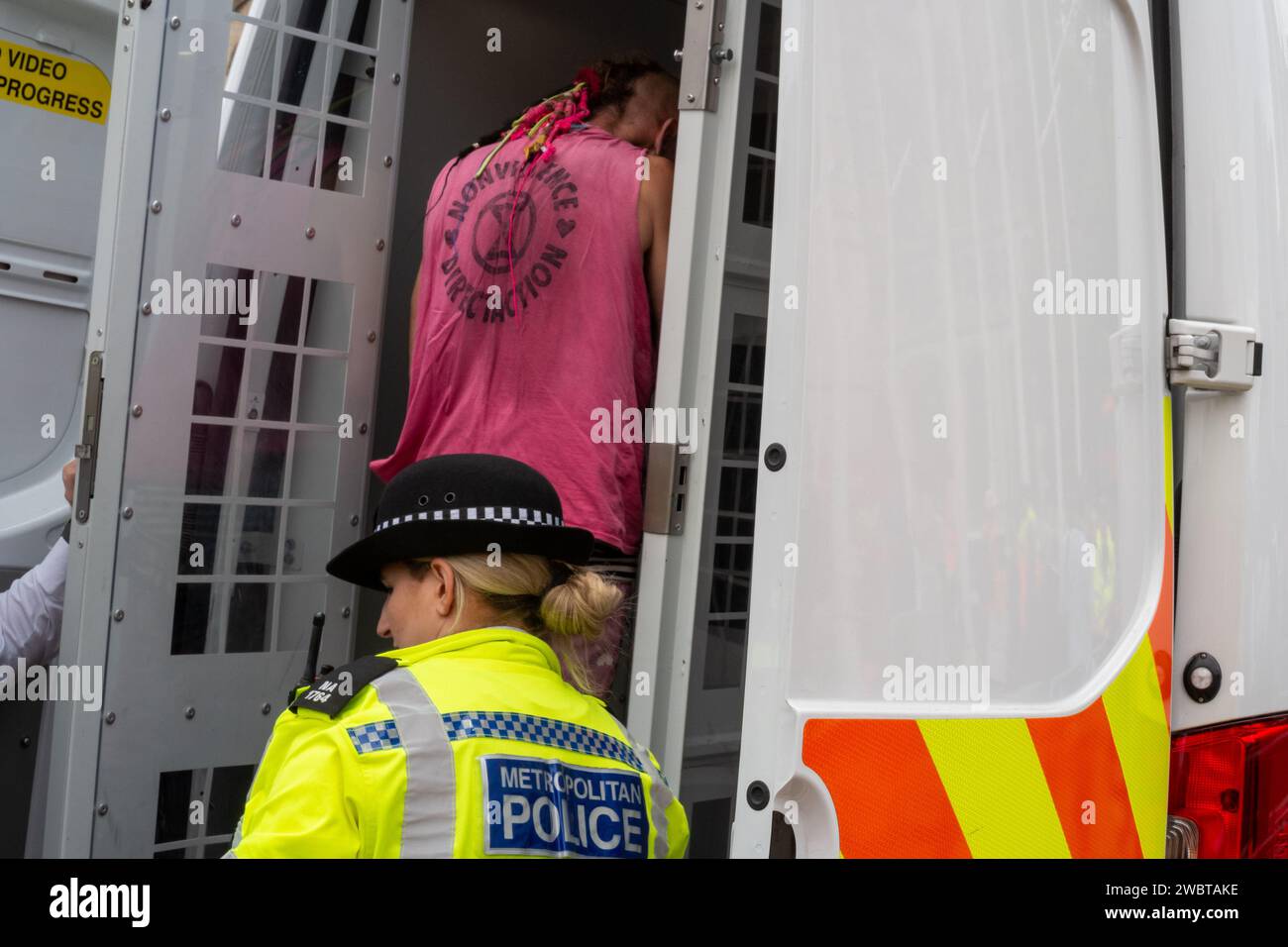 London, United Kingdom, July 19 2023: Just Stop Oil activist arrested ...