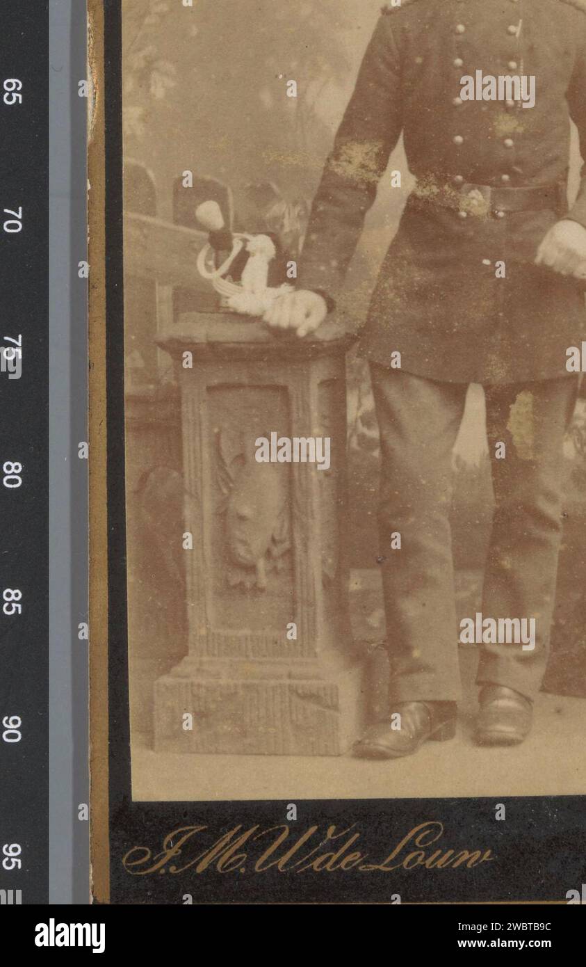 Portrait of an unknown young man in Uniform, Jacobus Marinus Wilhelmus ...