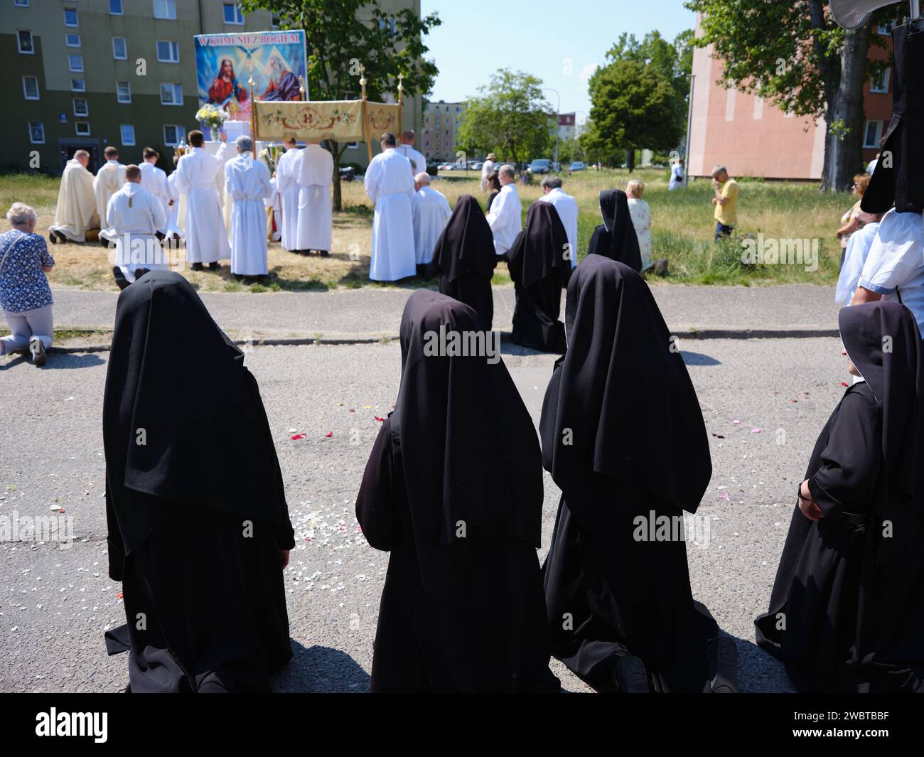 Corpus Christi Catholic holiday in middle Europe. Gdansk, Poland Stock ...