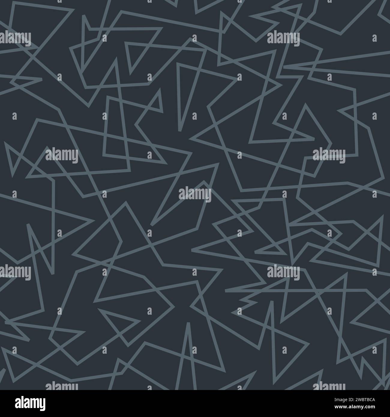 Abstract geometric pattern. Chaotic lines random geometry seamless texture. Grey vector fashion ...