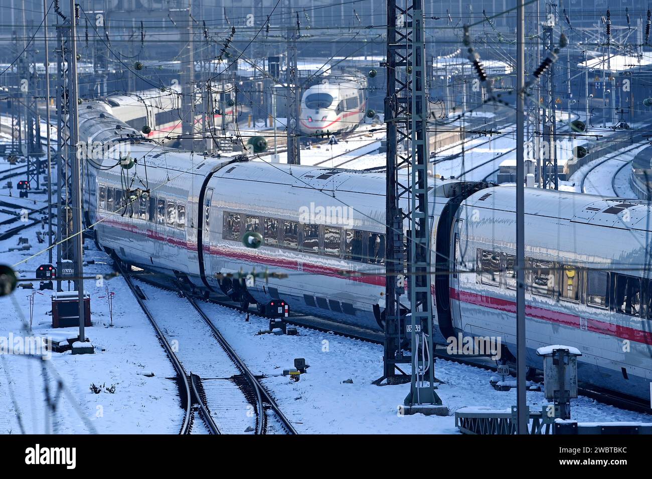 Deutsche Bahn: Streik der Gewerkschaft GDL am 12.01.2024 am ...