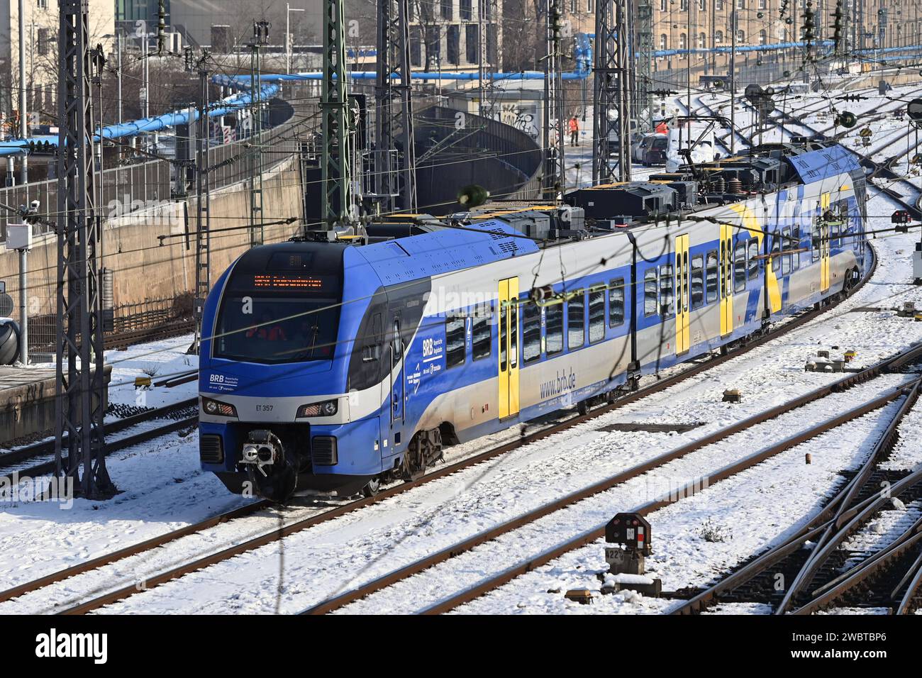 Deutsche Bahn: Streik der Gewerkschaft GDL am 12.01.2024 am ...