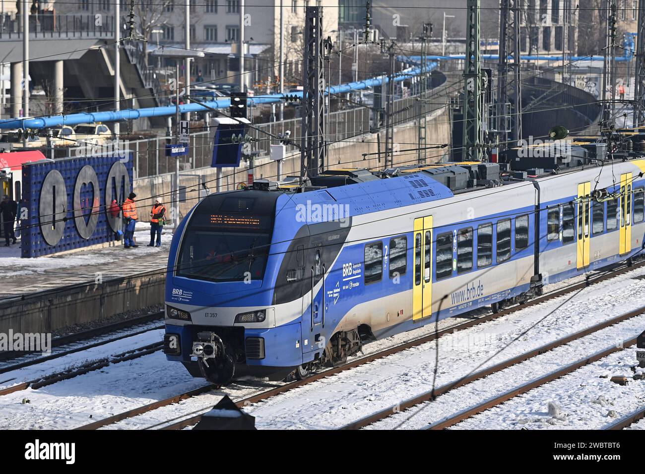 Deutsche Bahn: Streik der Gewerkschaft GDL am 12.01.2024 am ...