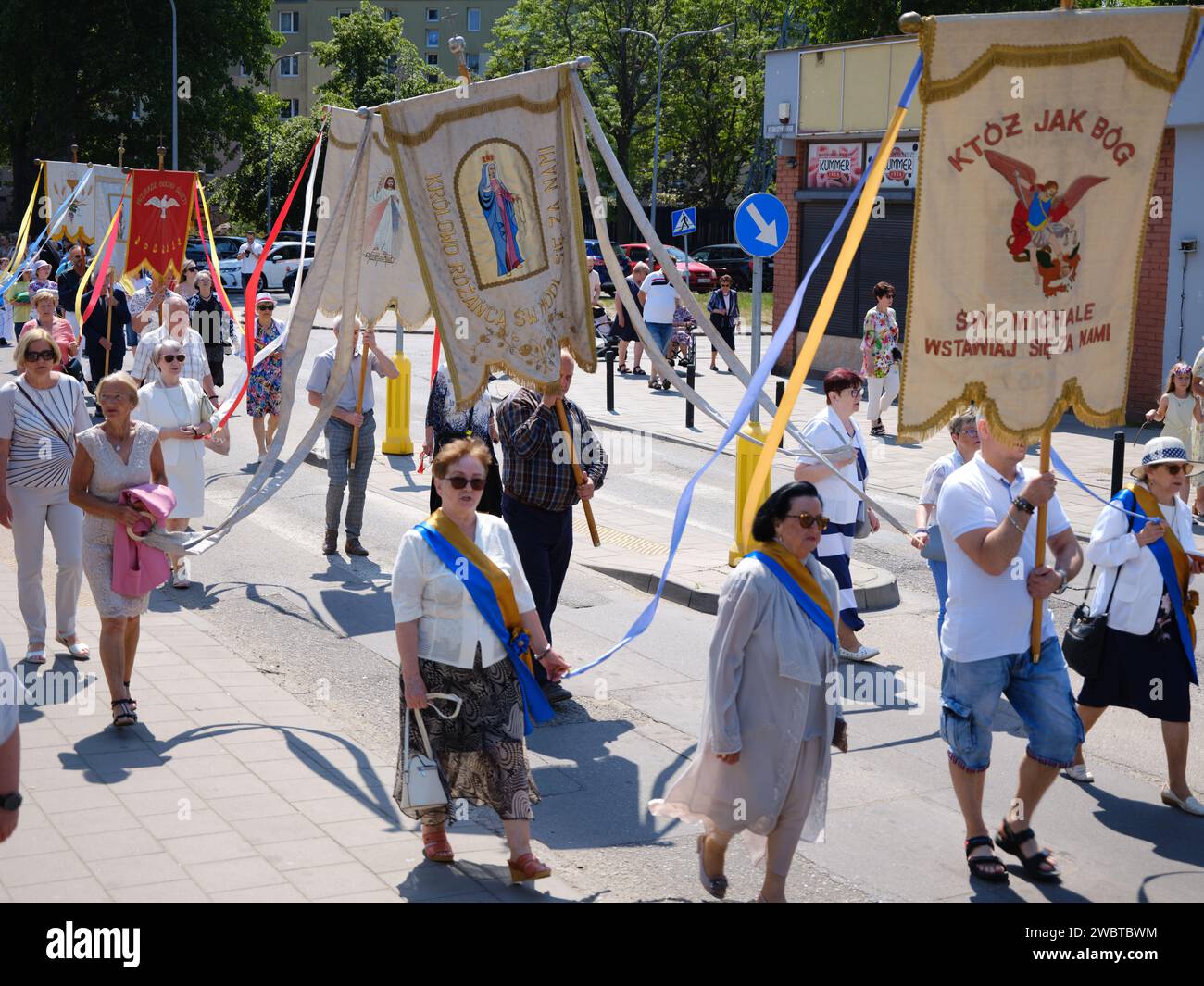 Corpus Christi Catholic holiday in middle Europe. Gdansk, Poland Stock ...