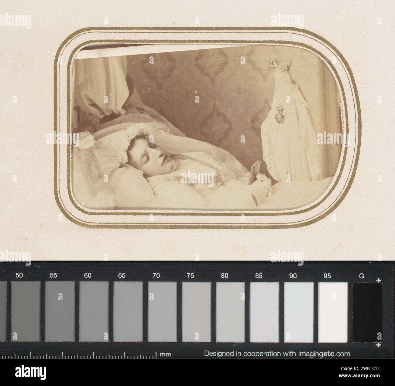 Post -mortem portrait of a young woman, Louis Sauvager, 1850 - 1890 ...